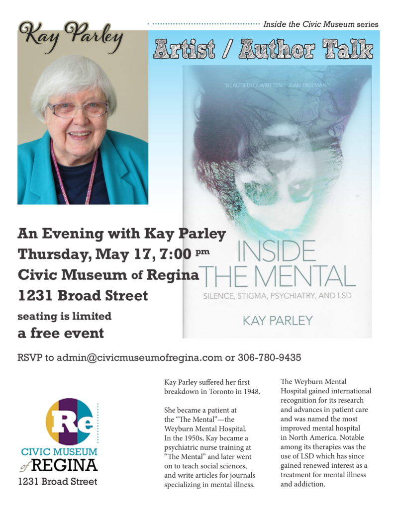 An Evening with Kay Parley – Heritage Regina